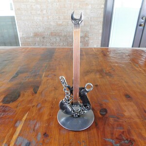 Electric Guitar Welded Sculpture-welded Art-six String - Etsy