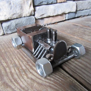 Welded Rat Rod-hot Rod Convertible-welded Art-car Sculpture-rat Rod ...