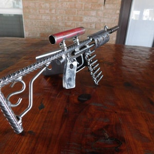 Rifle Sculpture Hitch Cover-welded Gun Hitch Cover - Etsy