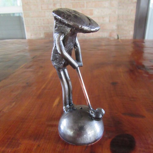 Welded Metal Golfer - Etsy