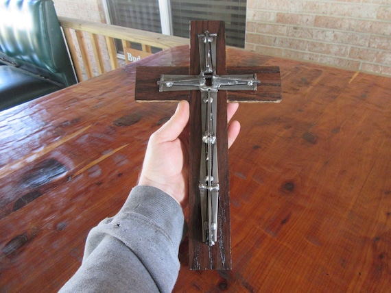 Steel & Wood Cross-welded Cross-masonry Nails-hardwood - Etsy