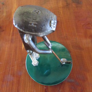Welded Golfer Sculpture-man Playing Golf Metal Art-scrap Metal Art ...