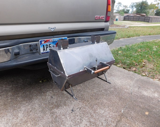 Hitch Grill Tailgate Barbeque Pit-tabletop Grill - Etsy