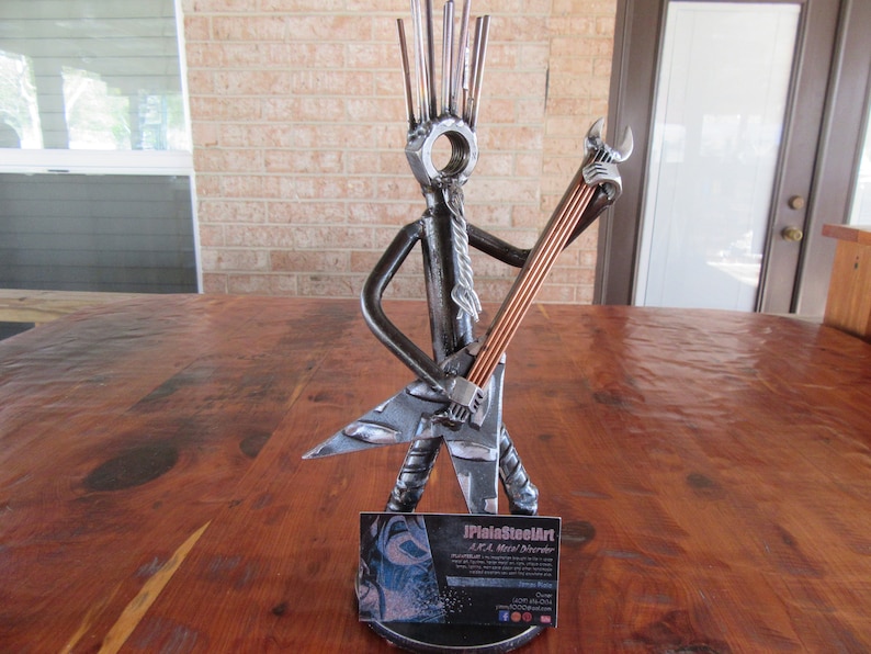Wayne Static Metal Sculpture-static-x-welded Art-scrap - Etsy