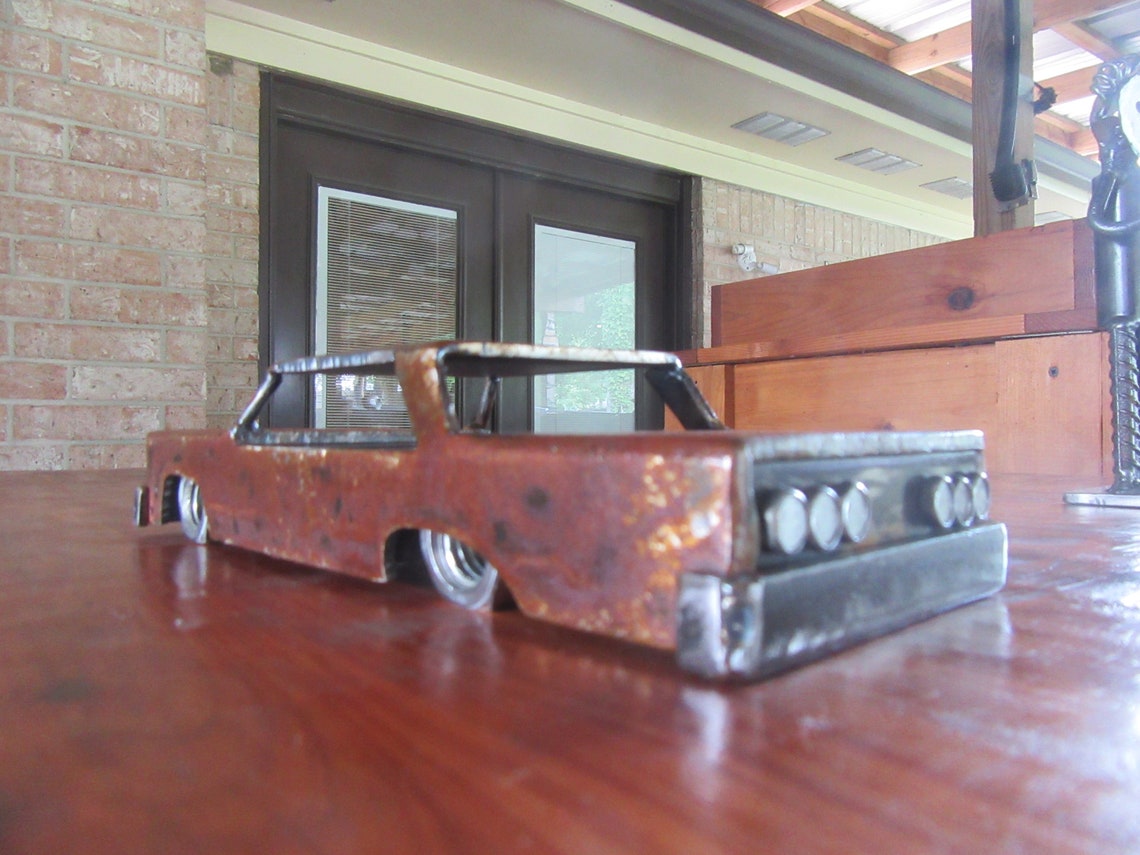 Welded Chevrolet Impala Metal Sculpture-Welded Art Love | Etsy