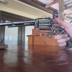Welded Revolver Sculpture-welded Art-non Firing Metal Art Gun-recycled ...
