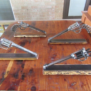 Welded Revolver Sculpture-welded Art-non Firing Metal Art Gun-recycled ...