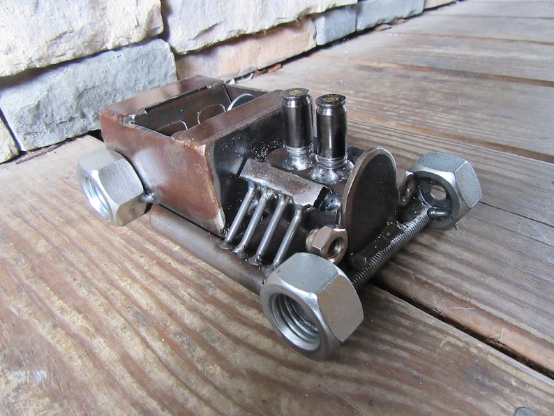 Welded Rat Rod-hot Rod Convertible-welded Art-car Sculpture-rat Rod ...