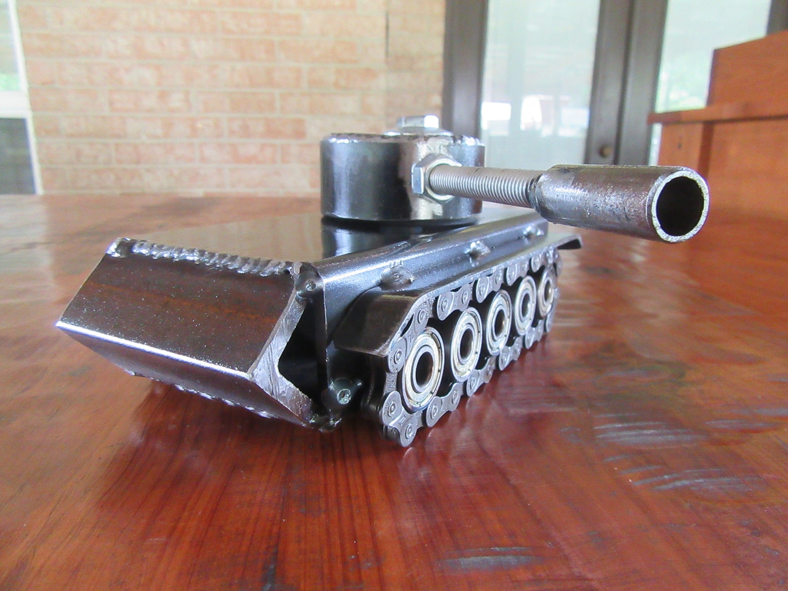 Heavy Metal Tank 2-Welded Tank Sculpture-Scrap | Etsy