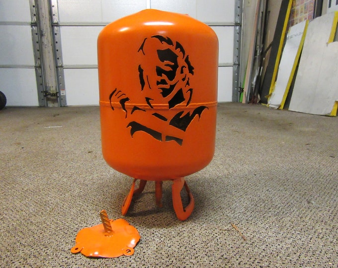 Metal Pumpkin-michael Myers-freon Tanks-halloween CRAZY Jack O Lantern ...