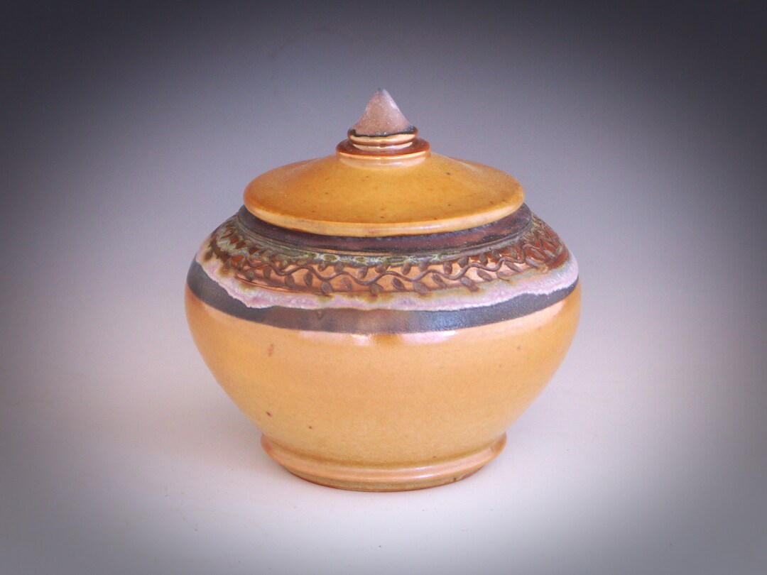 Memorial Pet Ceramic Urns: Pottery Cremation Urn "sandy Earth With ...