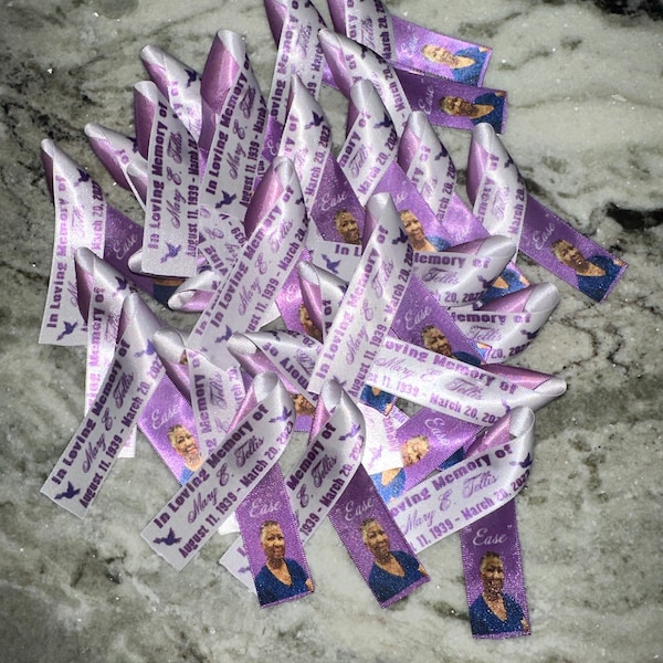 Memorial Ribbon - Etsy