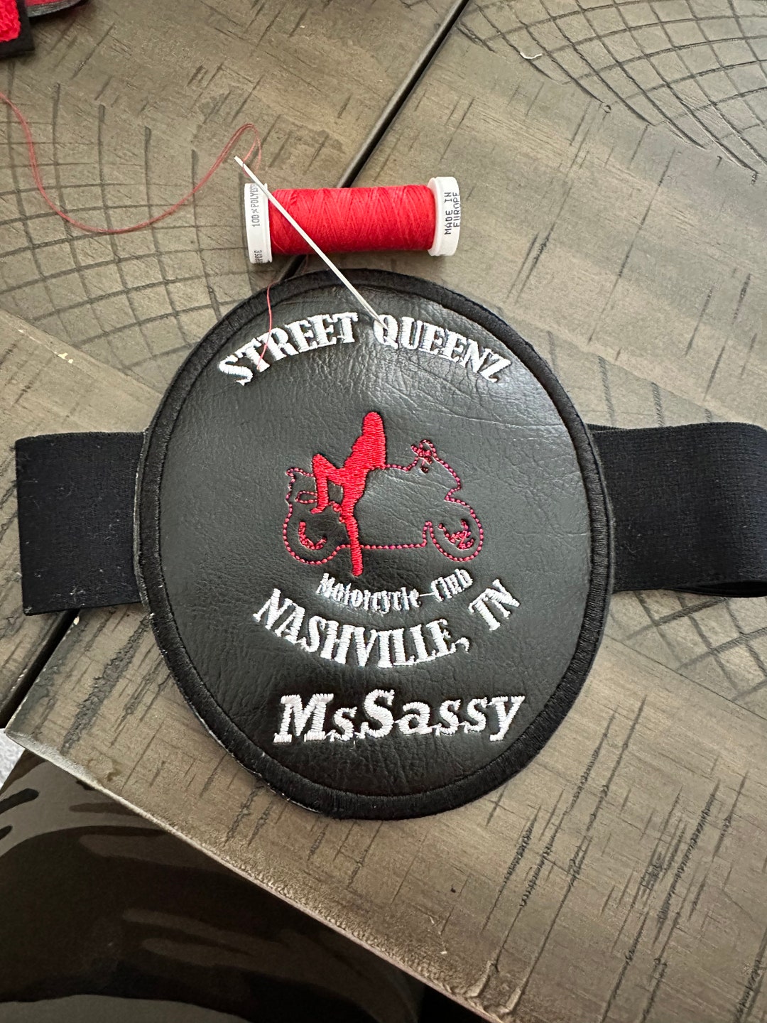 Custom Embroidered Armband With Logo | 6” Faux Leather Arm Band | Team ...