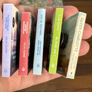 Miniature Bridgerton Inspired Book Fridge Magnets | Gift for Book Lover ...