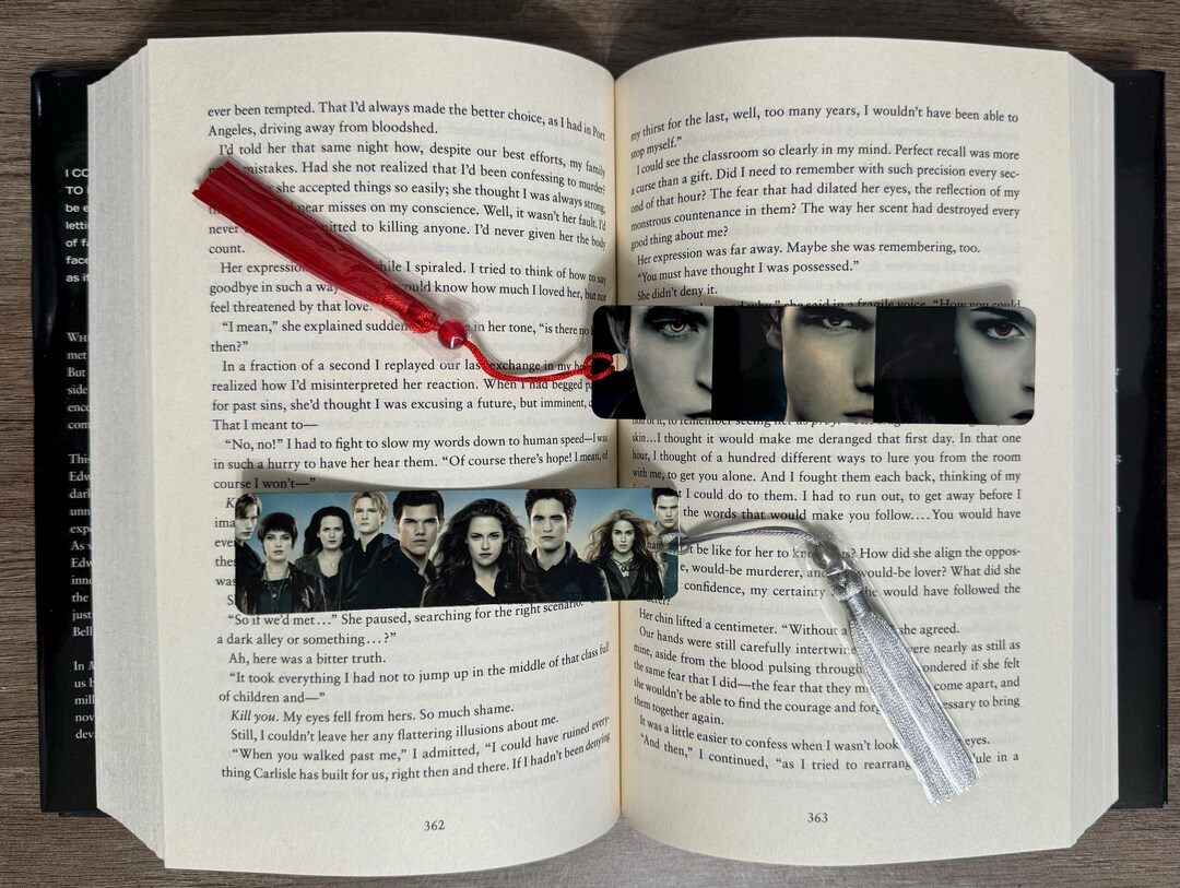 Vampire Book Saga Inspired Metal Bookmark | Book Lover Gift | Cullens ...