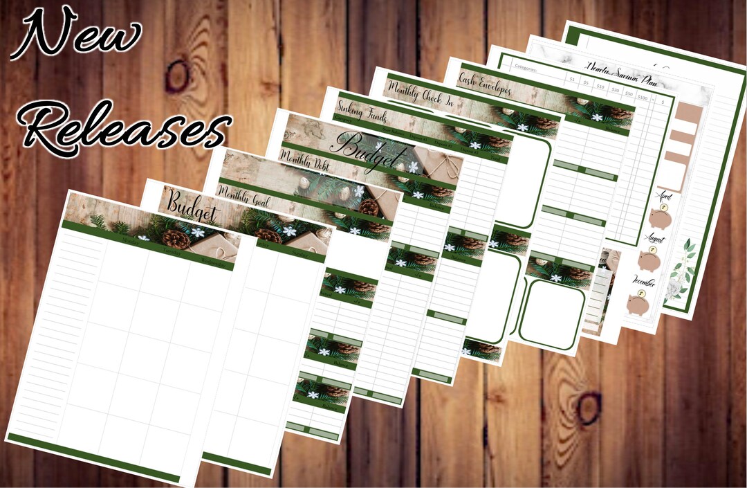 HP Merry Christmas Budget Kit - Etsy