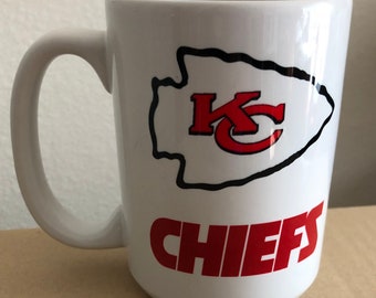 Kansas City Chiefs Coffee Mug - Etsy