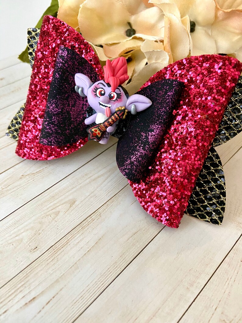 Rocker Troll Barb Hair Bow/ Trolls 2 World Tour/ Rock Troll/ - Etsy