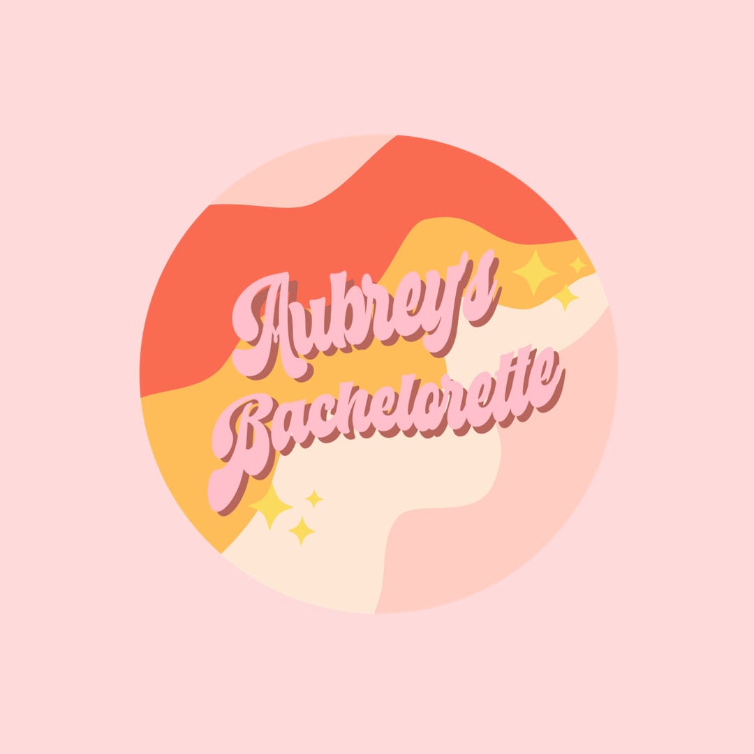 Personalized Bachelorette Stickers Bachelorette Party Favors Retro ...