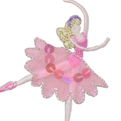 Ballerina Applique Patch Ballet Dancer Badge 3.25 - Etsy