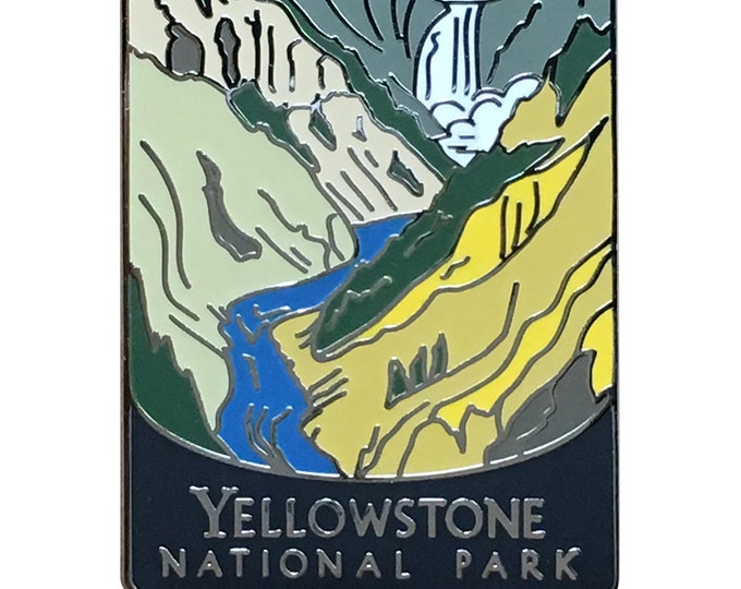 Yellowstone National Park Pin Wyoming Montana Idaho - Etsy