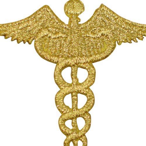 Caduceus Medical Nurse Doctor Scrubs Iron on | Etsy