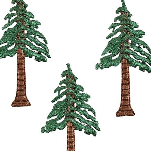 Take Me to the Trees Embroidered Patch Pine Tree Patch | Etsy
