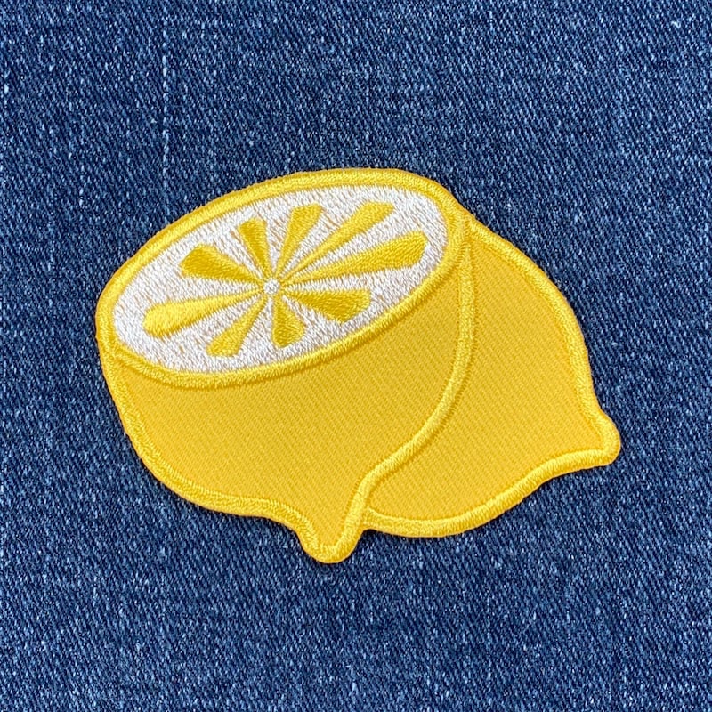 Lemon Applique - Etsy