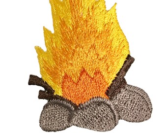 Campfire Patch | Etsy