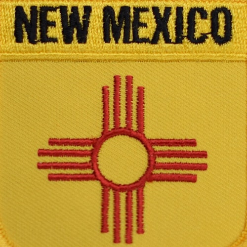 New Mexico Applique Patch State Flag Santa Fe Albuquerque - Etsy