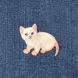 Siamese Cat Applique Patch - Kitten, Kitty, Feline 2-1/8" (iron On) - Etsy