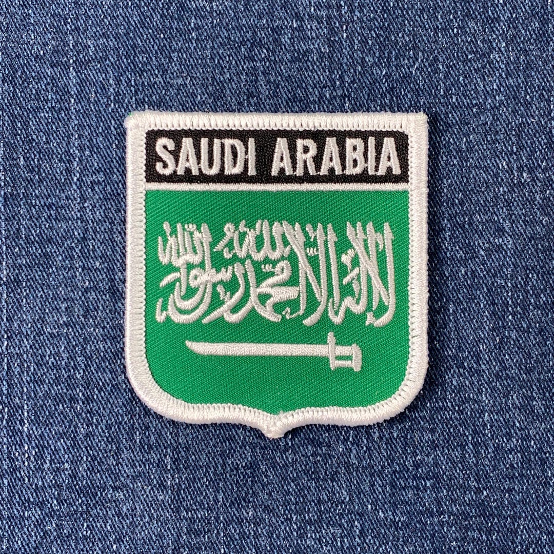 Saudi Arabia Patch - Embroidered Flag Shield Badge 2.75" (iron On) - Etsy