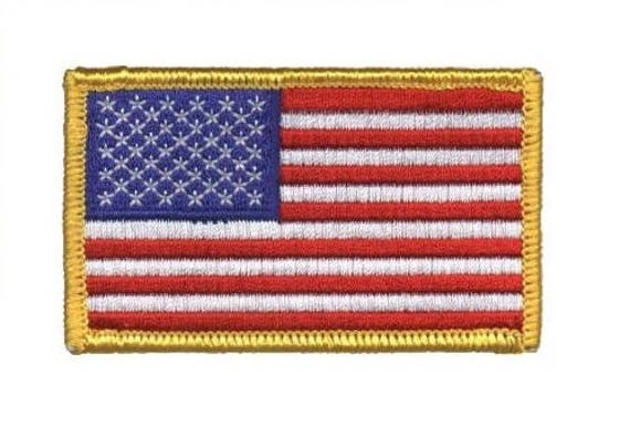 American Flag Patch United States of America USA Iron on | Etsy