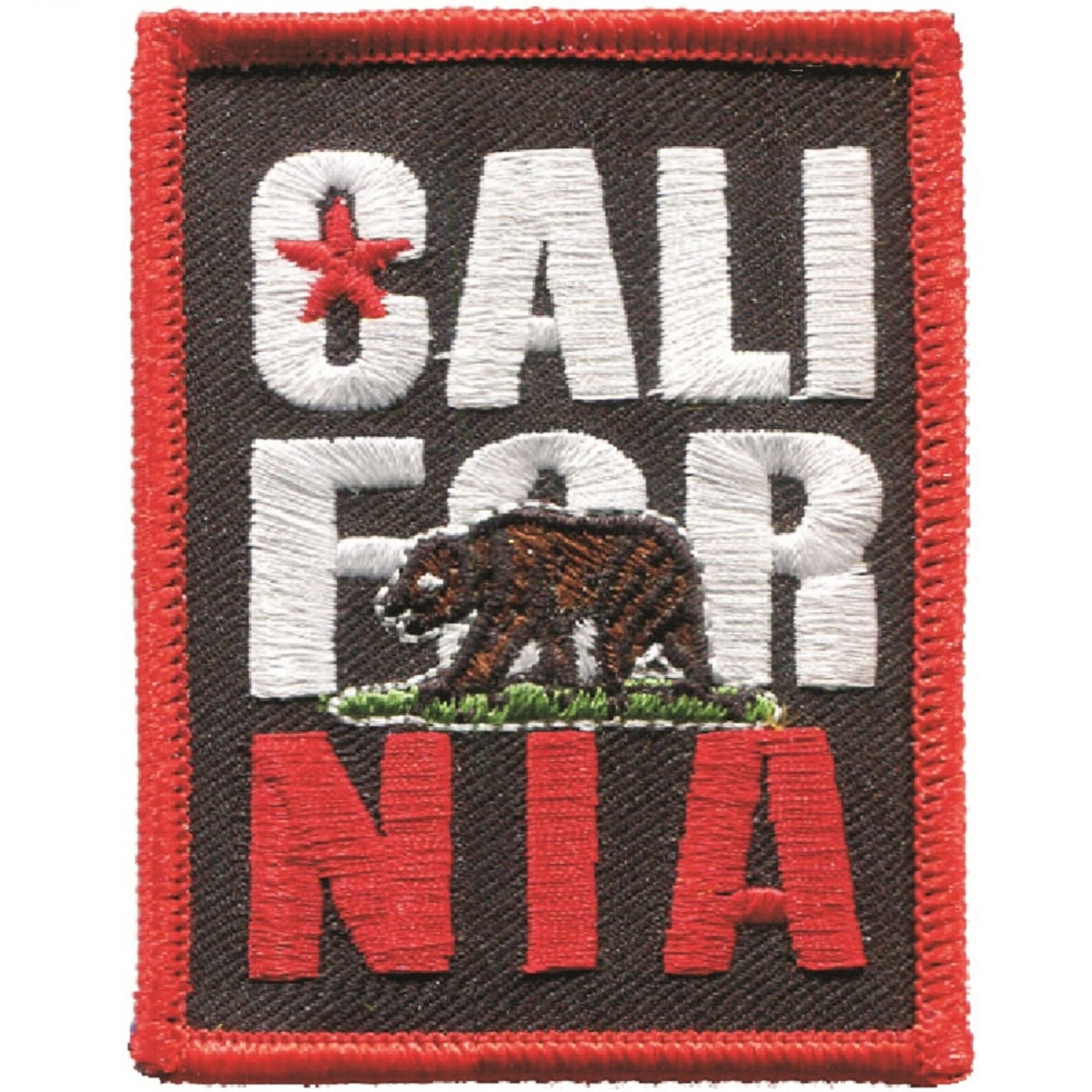 California Patch Grizzly Bear CA Badge 2-15/16 iron | Etsy