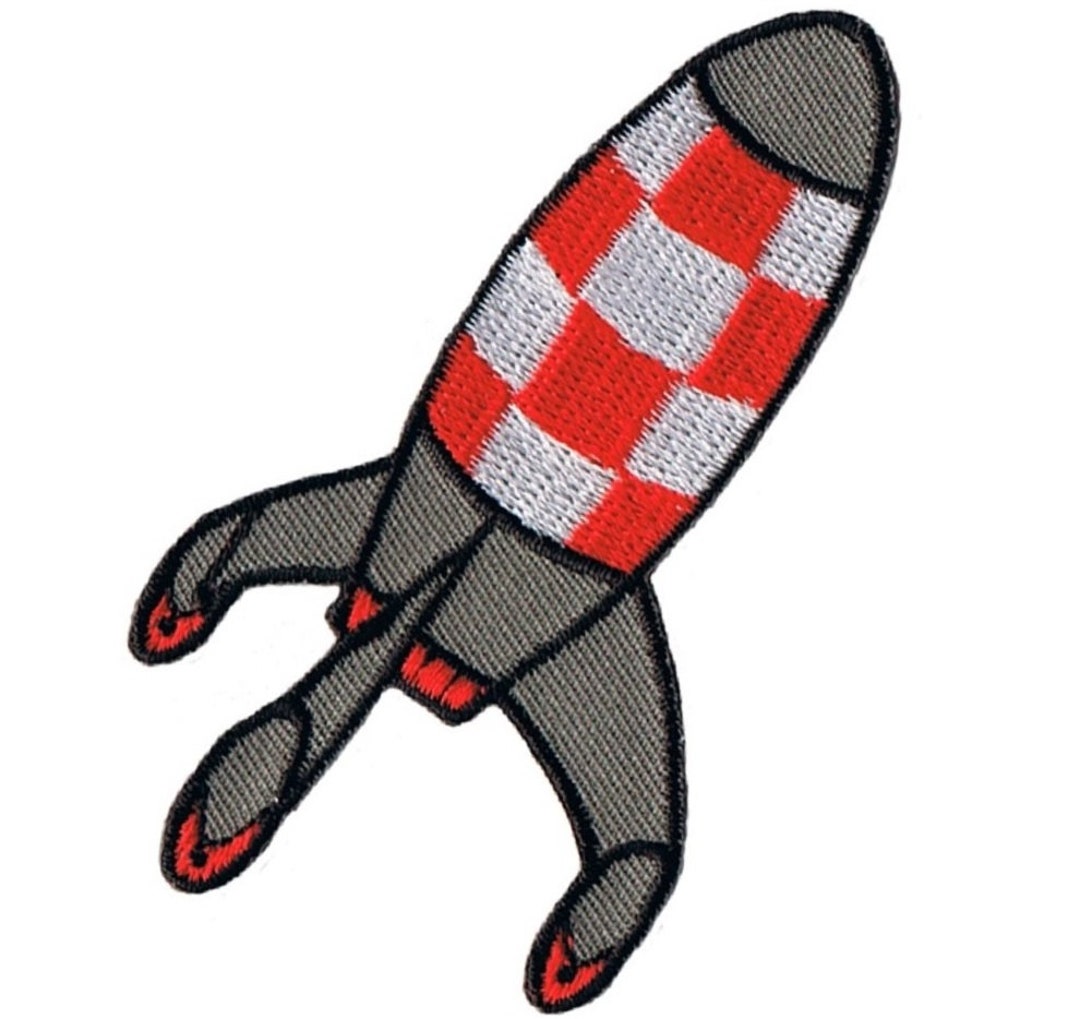 Space Shuttle Applique Patch Retro Rocket, Outer Space Badge 2.75 ...