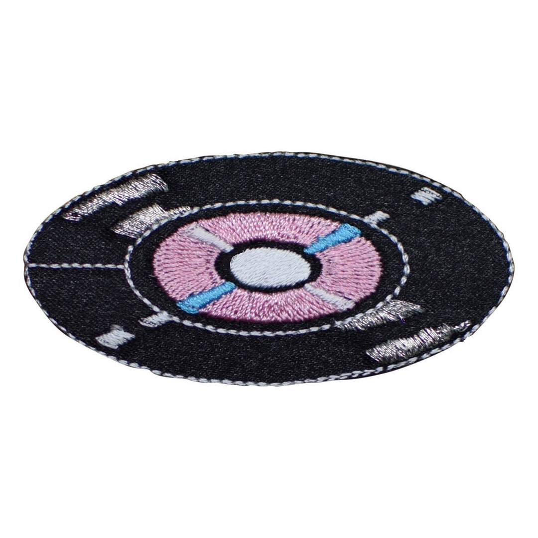 Record Applique Patch - Music, Vinyl, DJ, Disc Jockey Badge 2.75" (iron ...