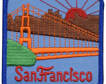 San Francisco Patch Golden Gate Bridge California Cable | Etsy