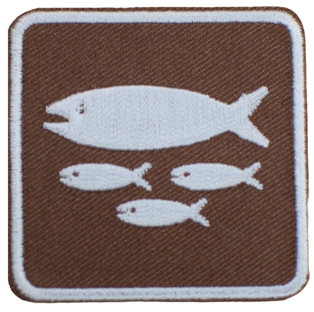 Fish Hatchery Patch - Wildlife Conservation Fishery Sign Badge 2" (iron ...