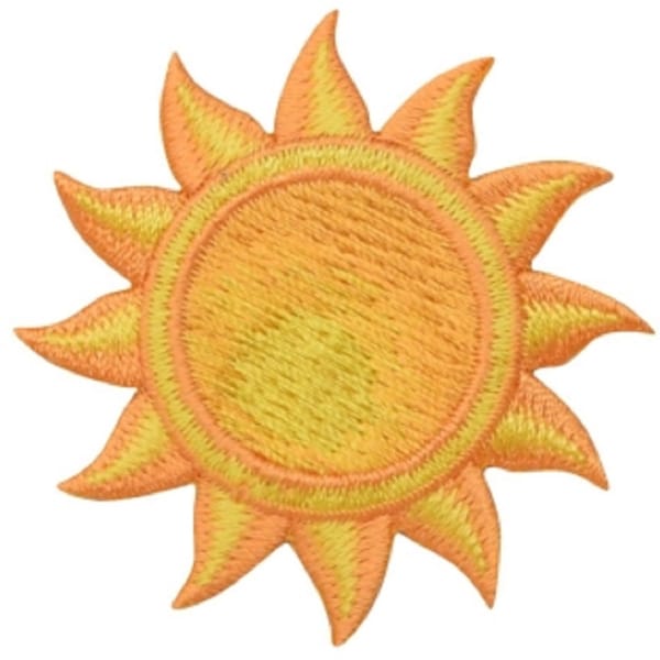 Sun Applique - Etsy