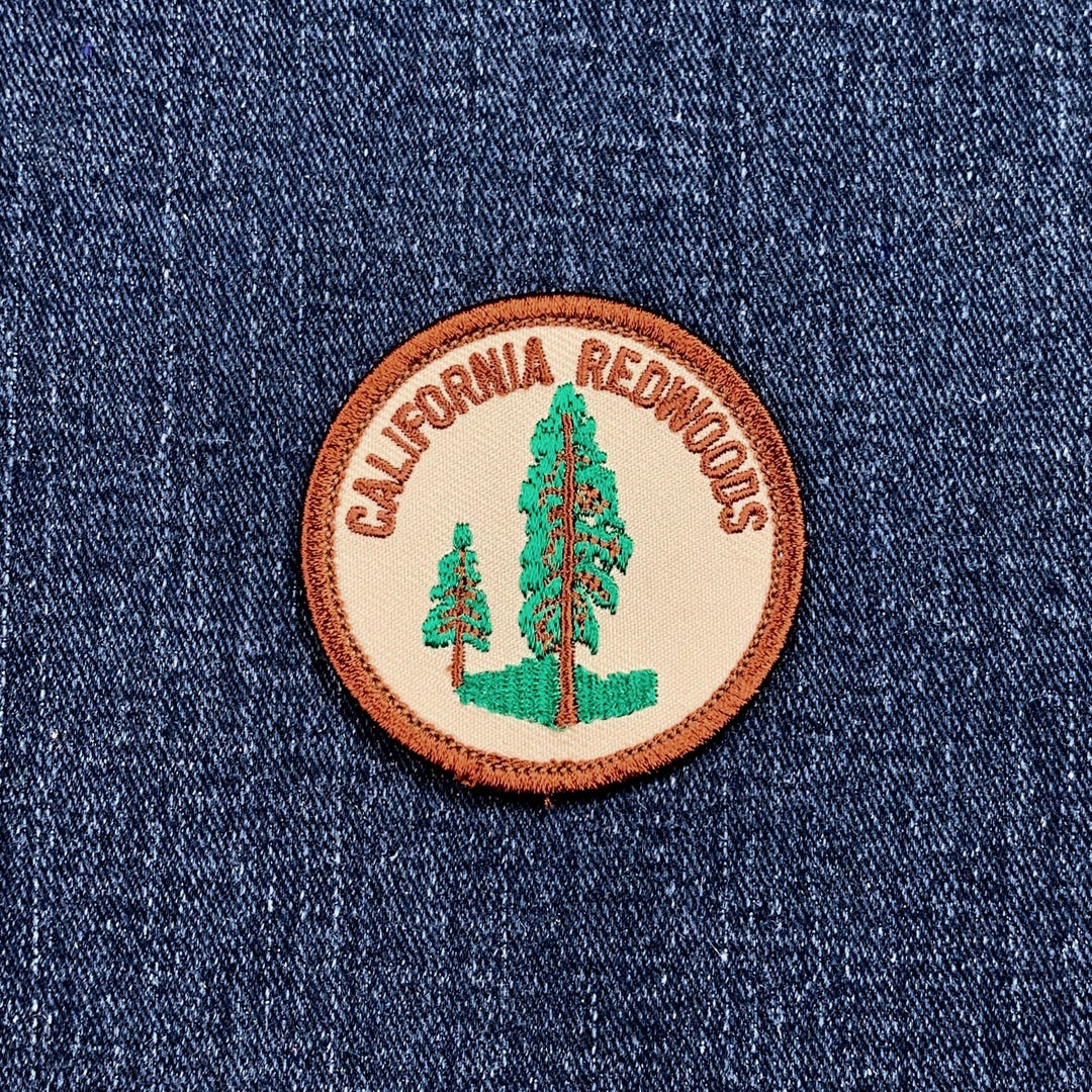 California Redwoods Patch - Embroidered Giant Sequoia Tree Badge 2" (iron On) - Etsy