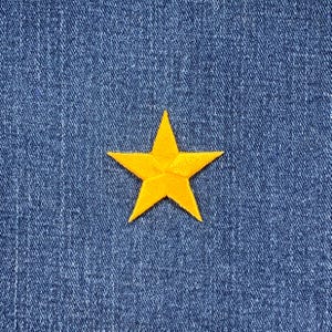 Star Applique Patch Yellow 1.5 5-pack, Iron On - Etsy