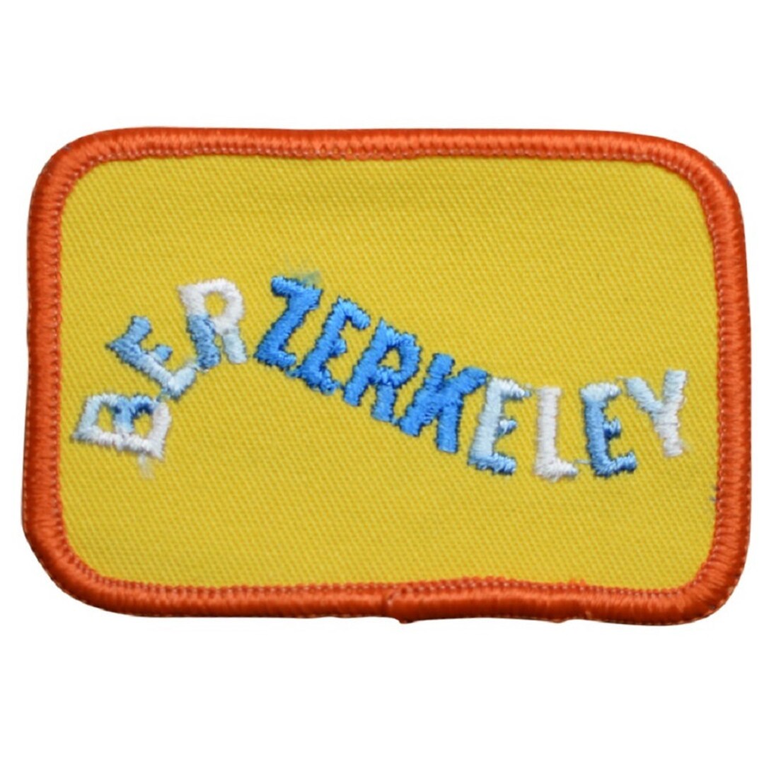 Vintage Berkeley Patch - Berzerkeley, California, Bay Area Badge 3 ...