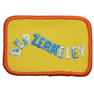 Vintage Berkeley Patch - Berzerkeley, California, Bay Area Badge 3 ...