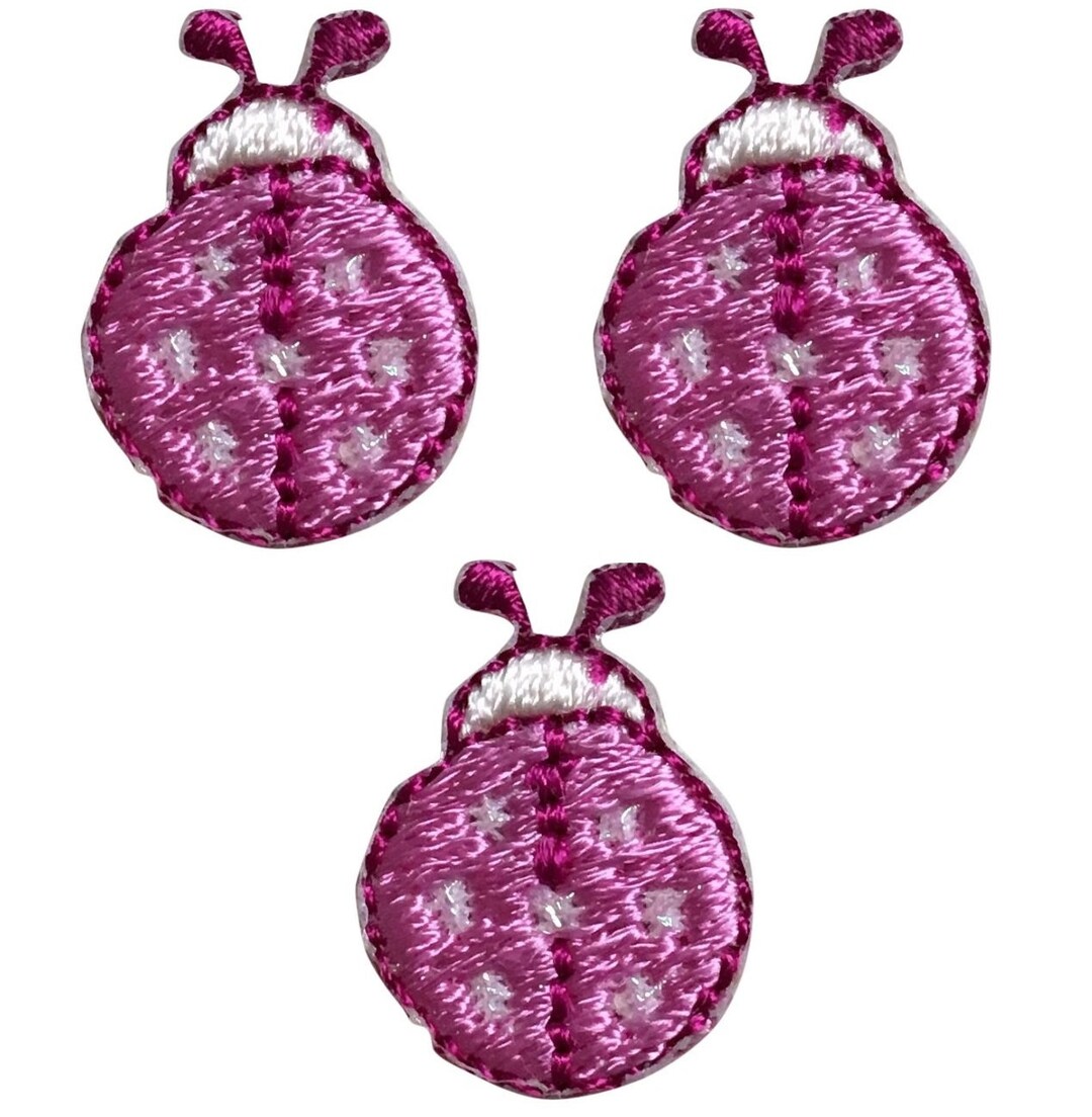Mini Ladybug Applique Patch Insect, Bug Badge 3/4 3-pack, Iron On - Etsy