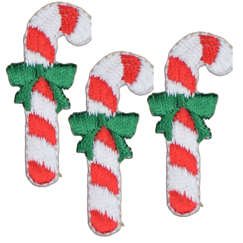 Candy Cane Applique - Etsy