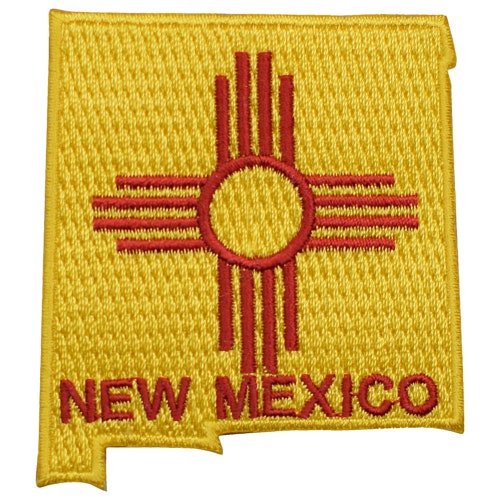 New Mexico Applique Patch State Flag Santa Fe Albuquerque - Etsy