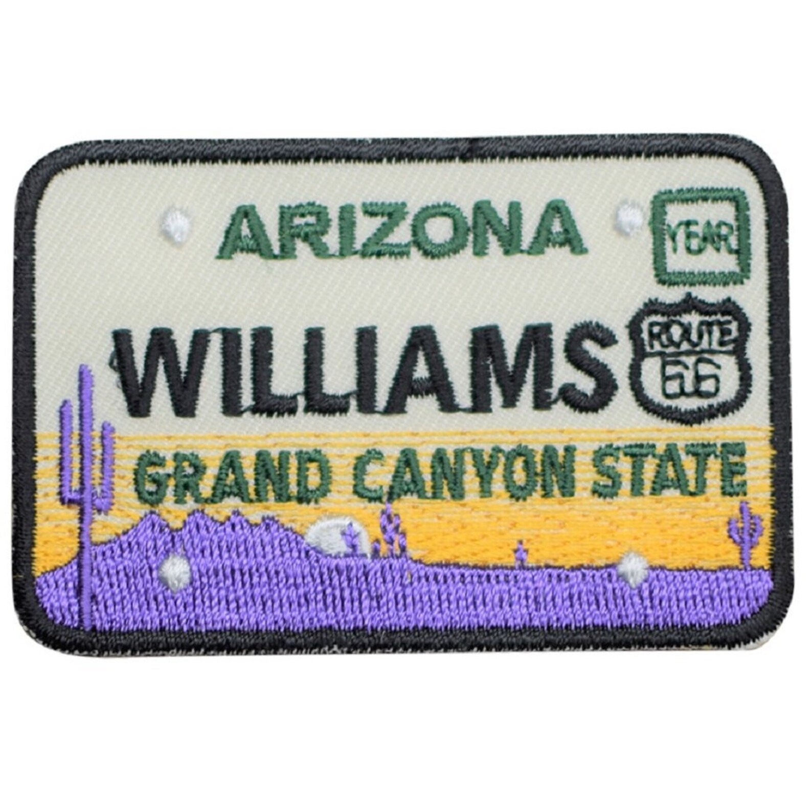 Williams Arizona Patch Route 66 License Plate Grand Canyon | Etsy