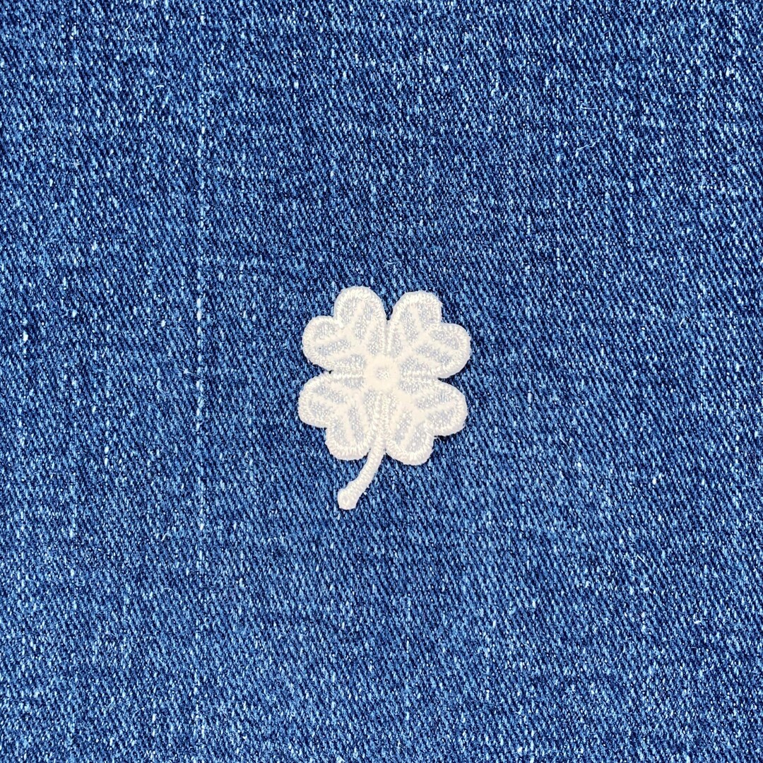 Mini Four Leaf Clover Applique Patch - Shamrock Embroidered Badge 1-1/8 ...
