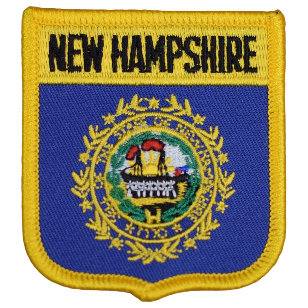 New Hampshire Patch - Concord, Manchester, New England 2.75" (iron On ...
