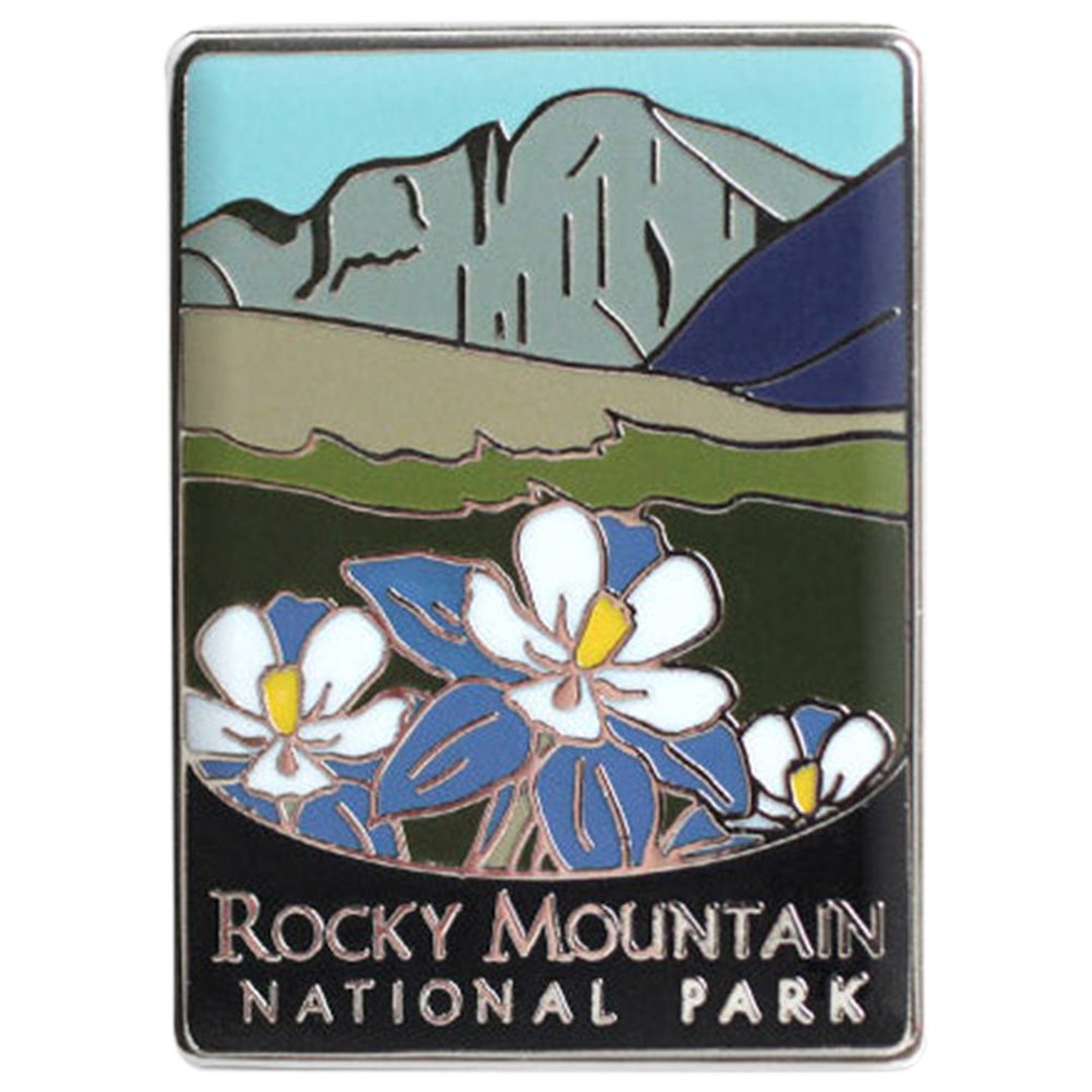 Rocky Mountain National Park Enamel Lapel Pin - Colorado Hiking Gift ...